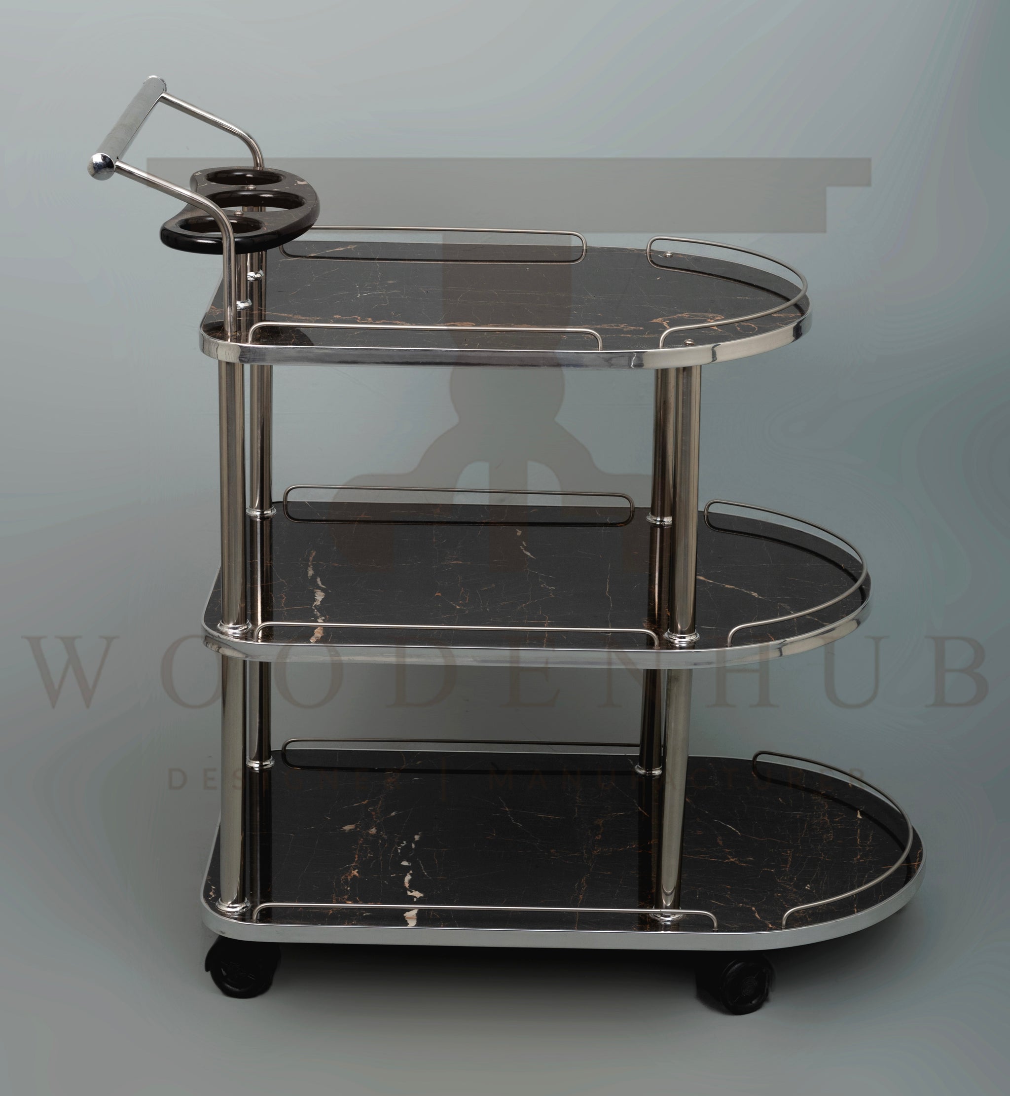 Triple Deck Trolley – WOODEN HUB