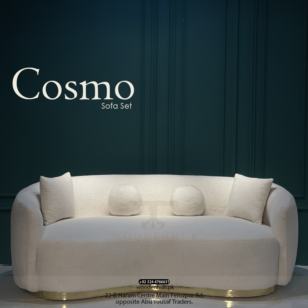 Cosmo Sofa Set (3 Seater) – WOODEN HUB